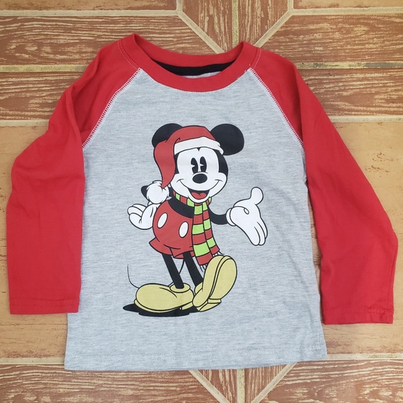 Disney | Shirts & Tops | Mickey Mouse Toddle Christmas Shirt | Poshmark